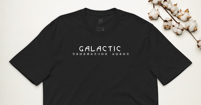 GALACTIC FEDERATION AGENT V2 Unisex T-Shirt with HG Logo at back ...